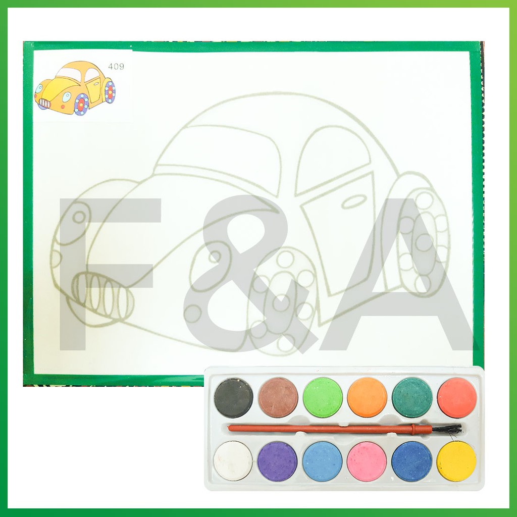 Children colouring Board/ watercolour painting graffiti/Papan mewarna ...