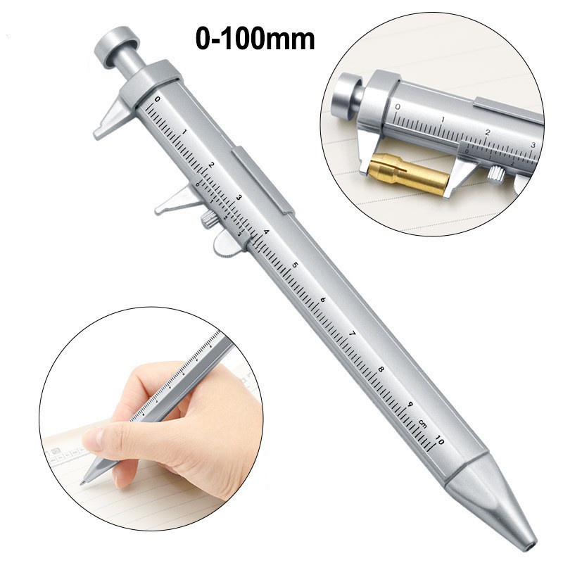 Portable Ballpoint Pen Vernier Caliper Type Ballpoint Pen 0-100mm ...