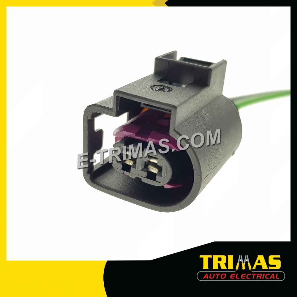 2 Pin Volkswagen Audi High Pressure Fuel Injector Electrical TDI ...