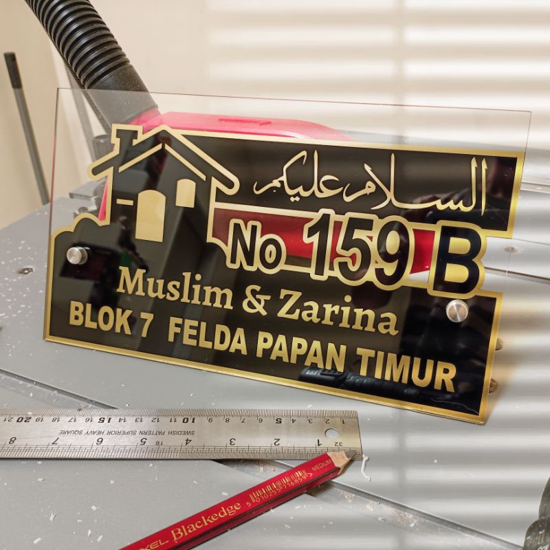 Home Signboard Signage Nombor Rumah Alamat Rumah | Shopee Malaysia