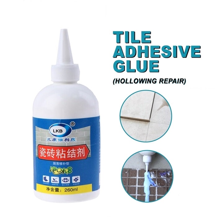 LKB Tile Hollowing Repair Glue (260ml) Tiles Empty Drum Loose Injection ...