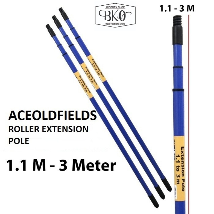 Extension pole metal ace oldfields paint roller stick long stick brush ...
