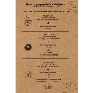 [MOCCO DARK CHOCOLATE] Bundle Promotion-Buy 2 FREE 1 (HALAL) Minuman ...