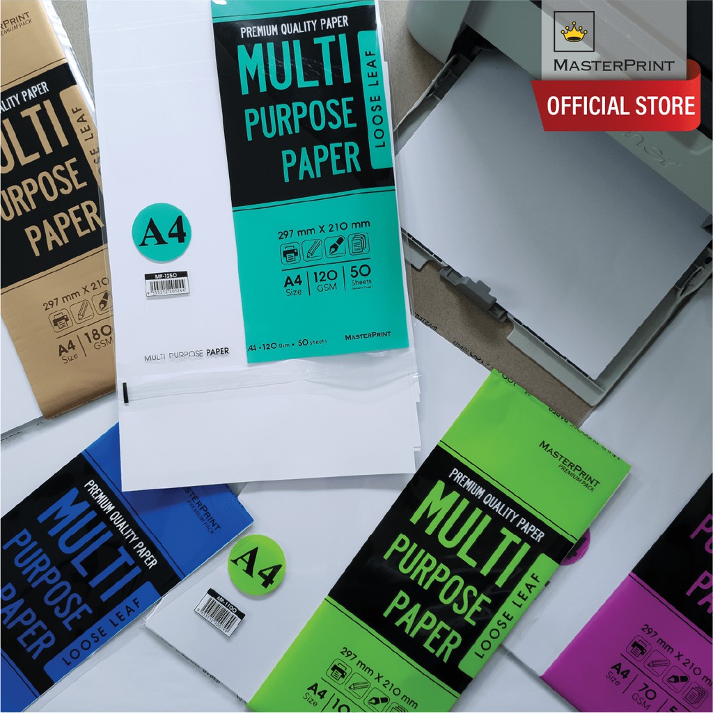 Masterprint A4 Copier Paper Multi-Purpose Paper (50's/70/80/100/140 ...