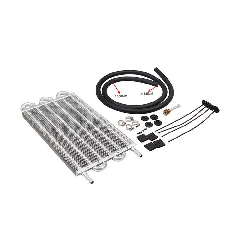 Transmission Oil Cooler Aluminum Remote Condenser Kit Auto-manual ...