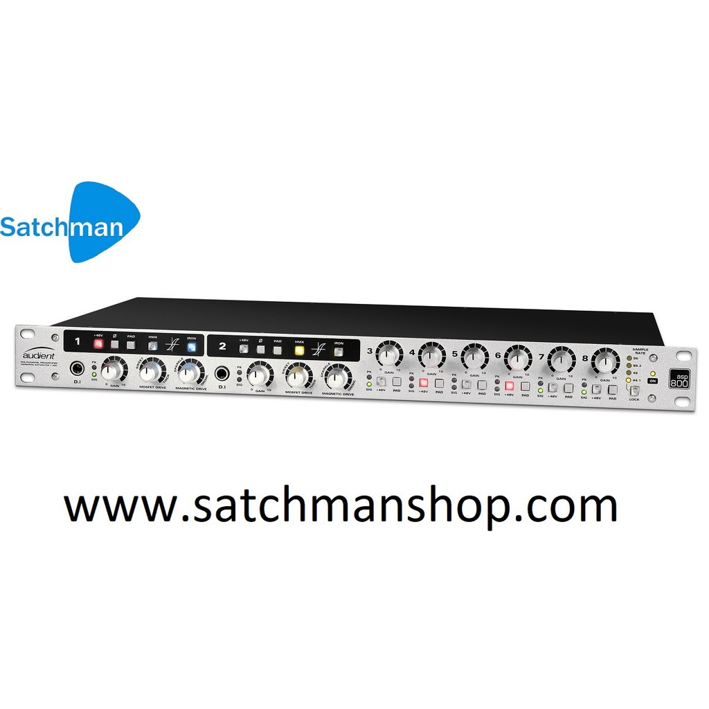 Audient ASP800 - 8 Channel Microphone Preamplifier and ADC with HMX ...