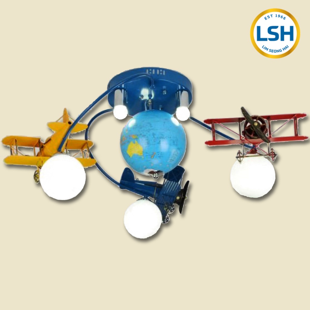 Lim Seong Hai Lighting Kids - Aeroplane Cartoon Ceiling Light IM-C23359 | Shopee Malaysia