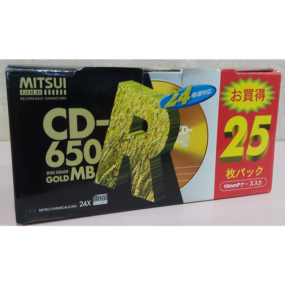 [Mitsui] GOLD 24x CD-R Top Double Platinum Piece Limited Burning ...