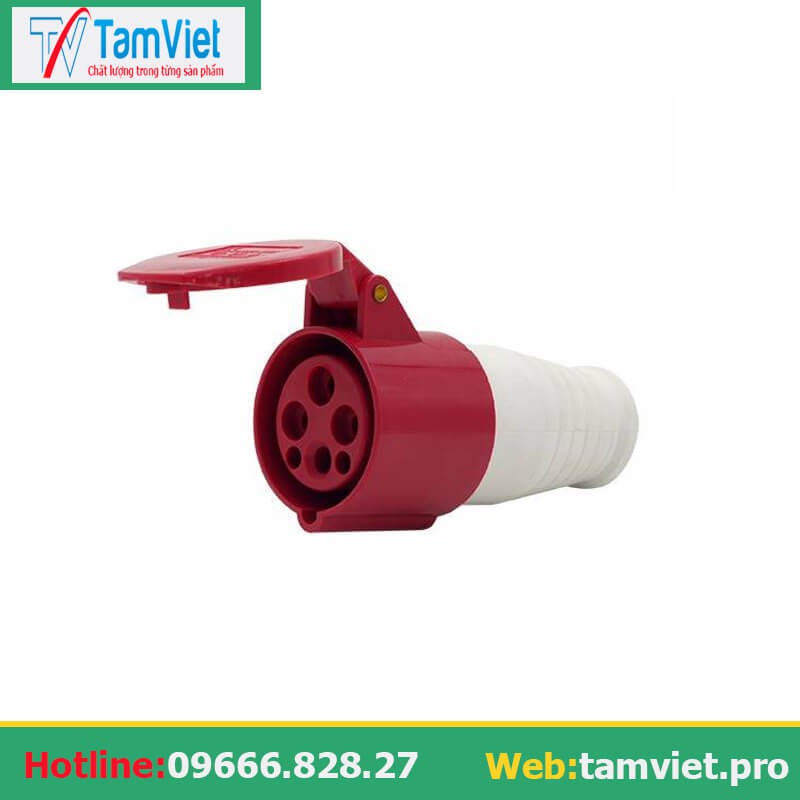 Portable 3-phase 32A 4-pin industrial socket | Shopee Malaysia