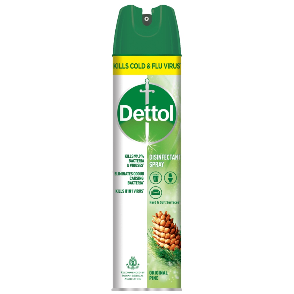 Dettol - Disinfectant Spray - Kills Cold & Flu Virus- 170g | Shopee ...