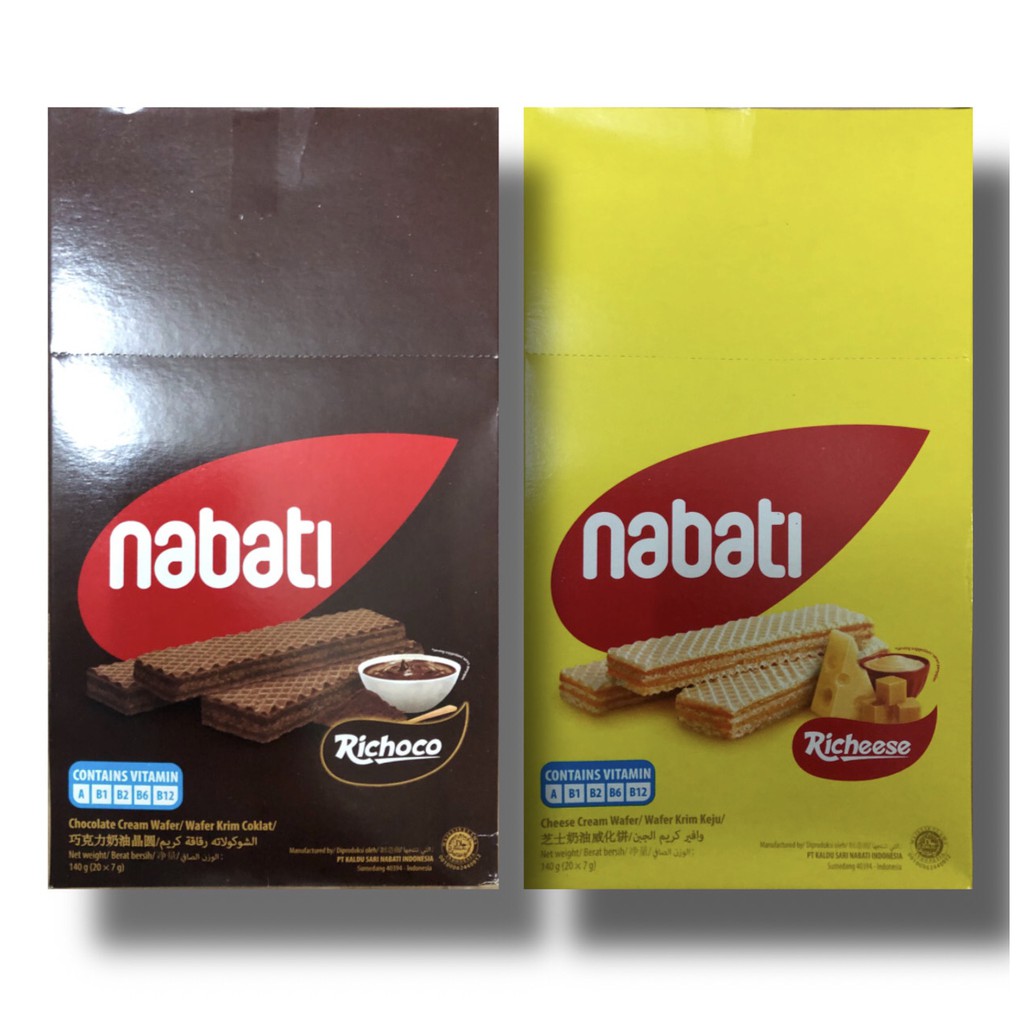 (ready stock) nabati Richoco/richeese wafer 7g x 20pcs | Shopee Malaysia