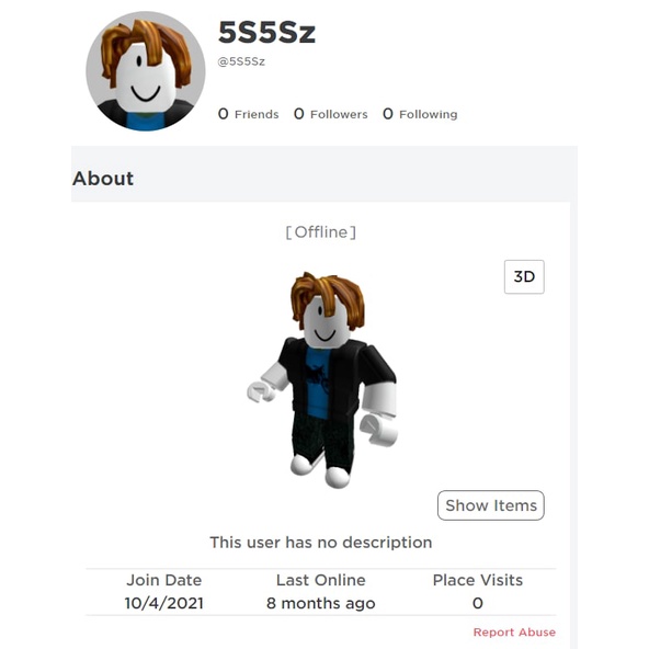 Roblox Account With 5 Letter Username (2021 - 2022) | Shopee Malaysia
