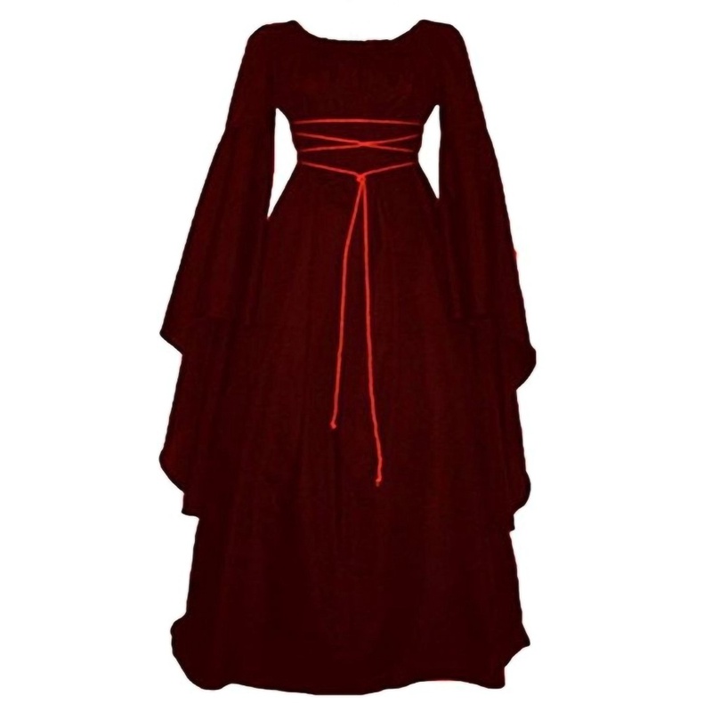 Medieval Witch Dress for Women Halloween Carnival Party Cosplay ...