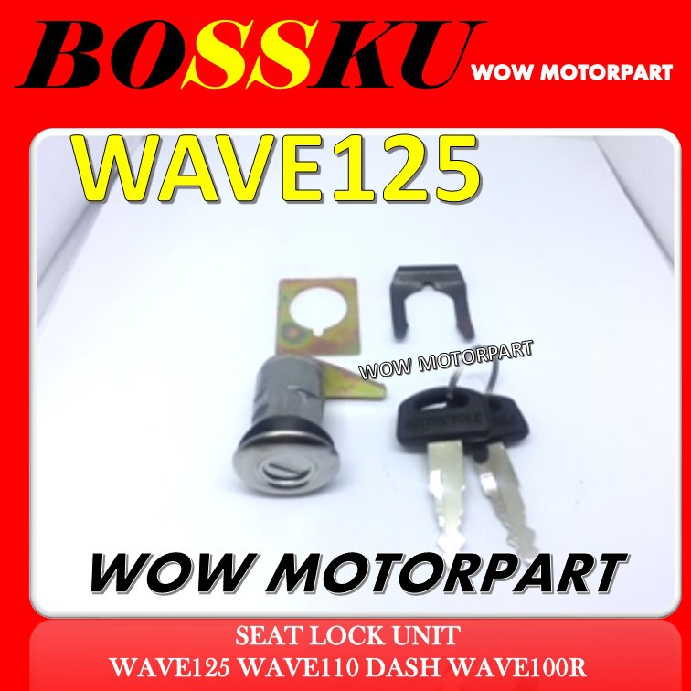 WAVE 125 SEAT LOCK UNIT DASH WAVE110 WAVE 100R W125 SEAT LOCK WAVE125 ...