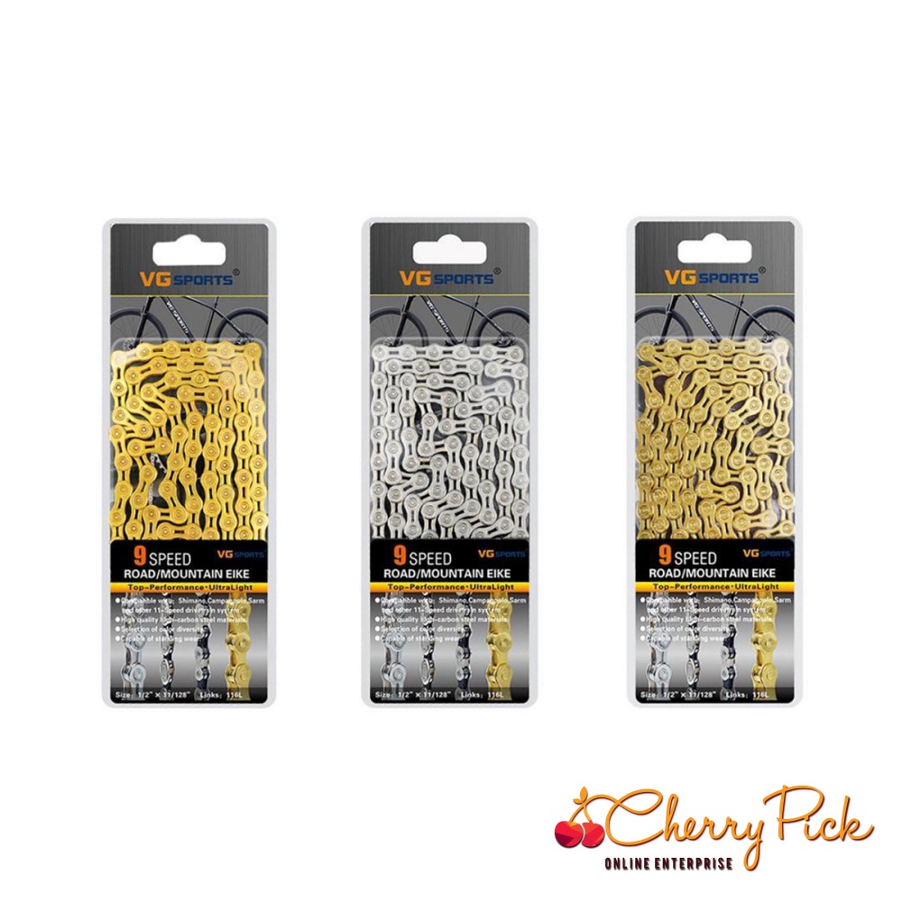 VG Sports Bicycle Chain 8/9/10/11 Speed MTB Chains Road Mountain Bike ...