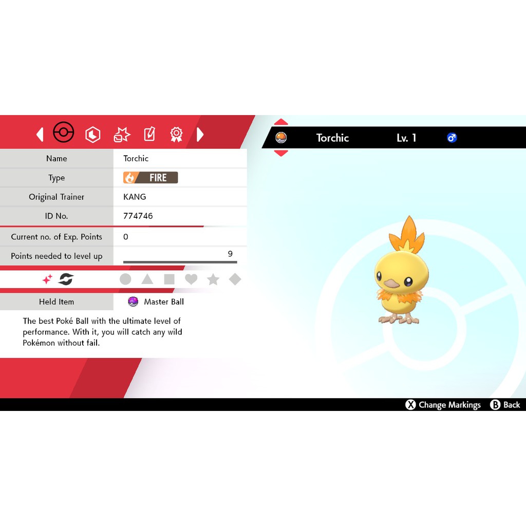 Pokemon Sword & Shield - 6IV SQUARE SHINY TORCHIC | Shopee Malaysia