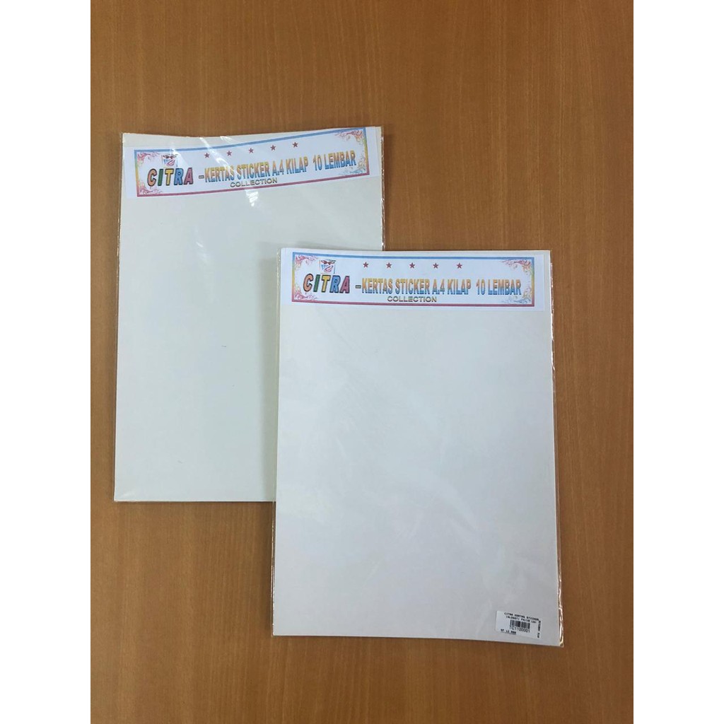 Citra Paper Sticker Label Shiny (glossy) | Shopee Malaysia