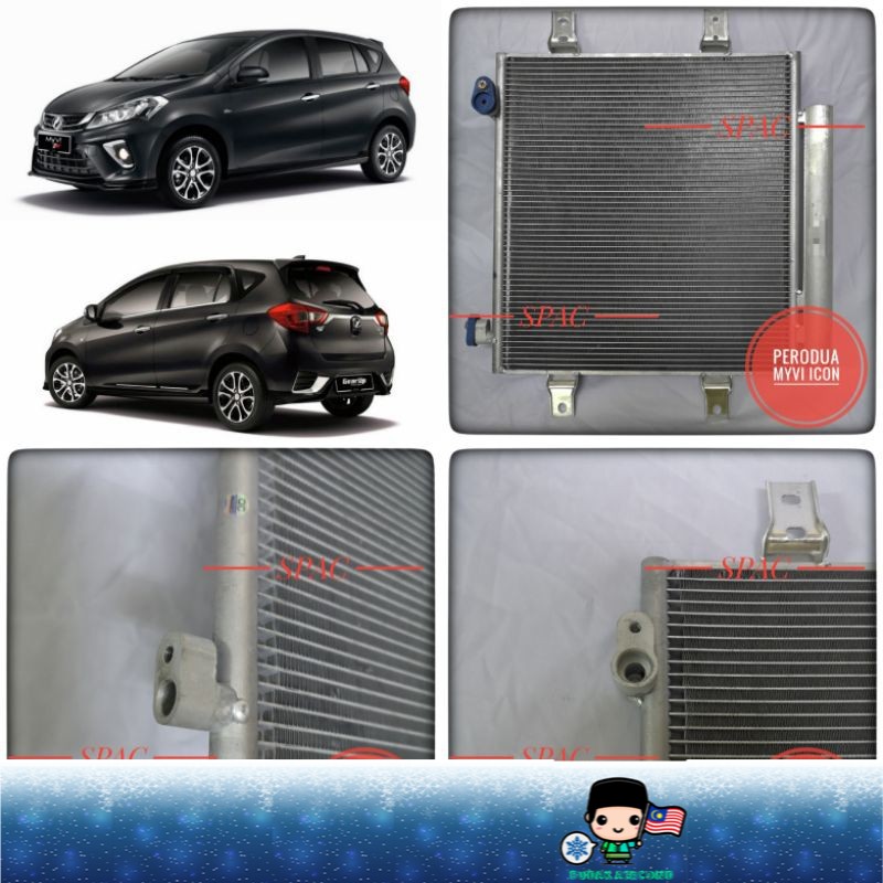 PERODUA MYVI 3RD GENARATION 2018 AIRCOND CONDENSER BAC | Shopee Malaysia
