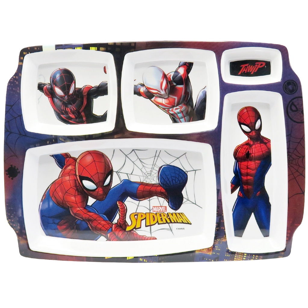 Spiderman Melamine Section Tray (5 Way) | Shopee Malaysia