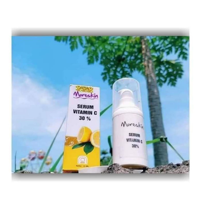 Moreskin serum vitamin C 30 nasa original/svitc30/ serum Brightening Face/Acne Scars/serum Spots ...