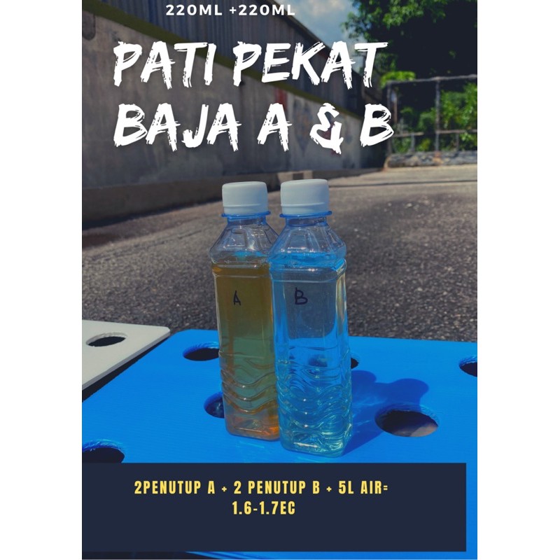 Baja AB 220ml x2 unit / Hidroponik / Hydroponic | Shopee Malaysia