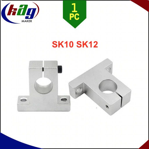 SK10 10mm SK12 12mm Linear Bearing Rail Shaft Holder | Shopee Malaysia
