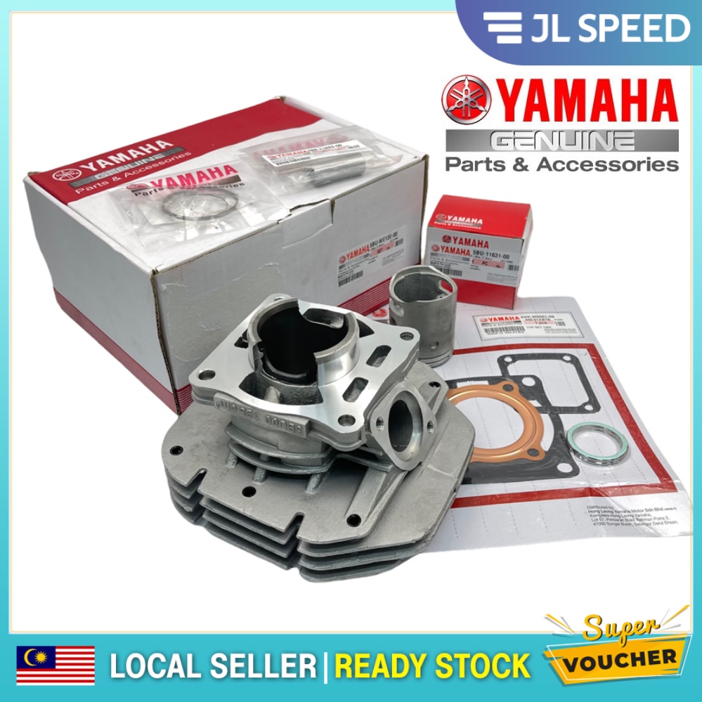 YAMAHA Y125Z Y125 125ZR 125Z CYLINDER BLOCK SET STANDARD + TOP SET GASKET THAILAND ORIGINAL ...