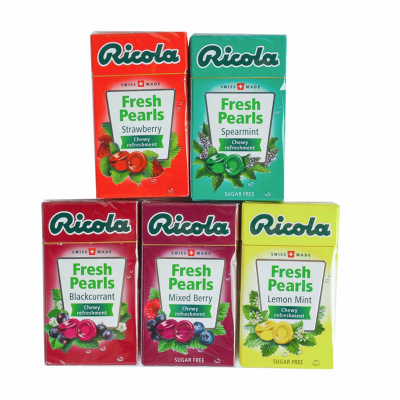 Ricola Pearls 25G (Blackcurrant/Mixed Berry/Lemon Mint/Spearmint/Strawberry) | Shopee Malaysia