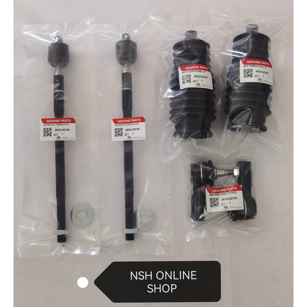 Tie Rod End+Rack End+Steering Boot Cover (OEM) for Perodua Axia (1 SET ...
