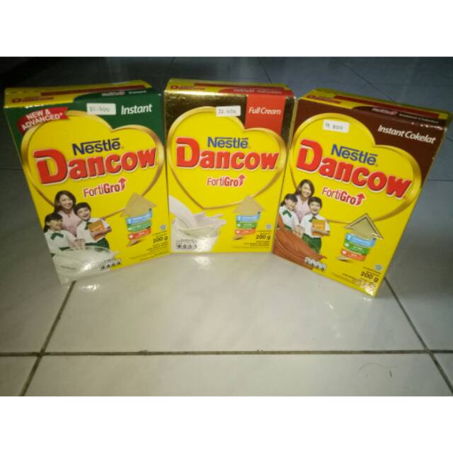 Dancow Fortigro Instant / Chocolate / Full Cream 195 gr | Shopee Malaysia