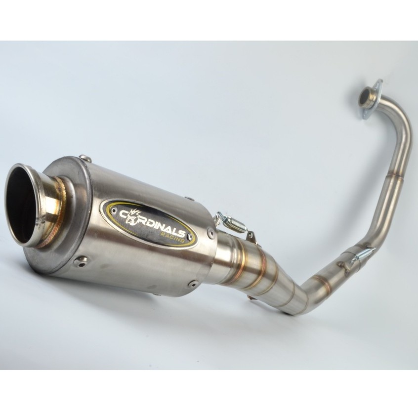 CARDINALS Exhaust Full System Stailess Steel SP Open 32CM | Shopee Malaysia