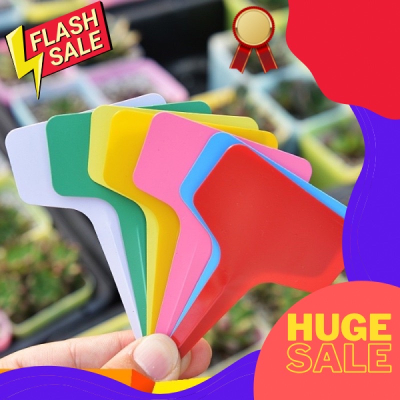 (Malaysia Ready Stock) Plant Tag Garden Label Plastic Hanging ...