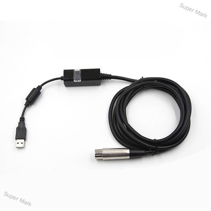 Super Mark USB Male to XLR Female Cable Cord Adapter Microphone MIC ...