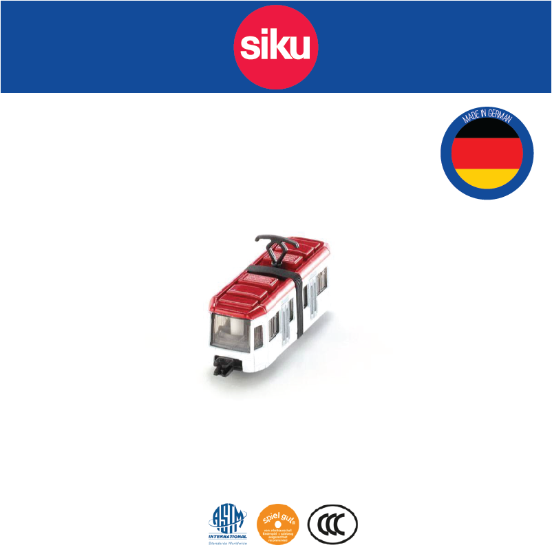 Siku 1011 Tram Die Cast in Blister Pack | Shopee Malaysia