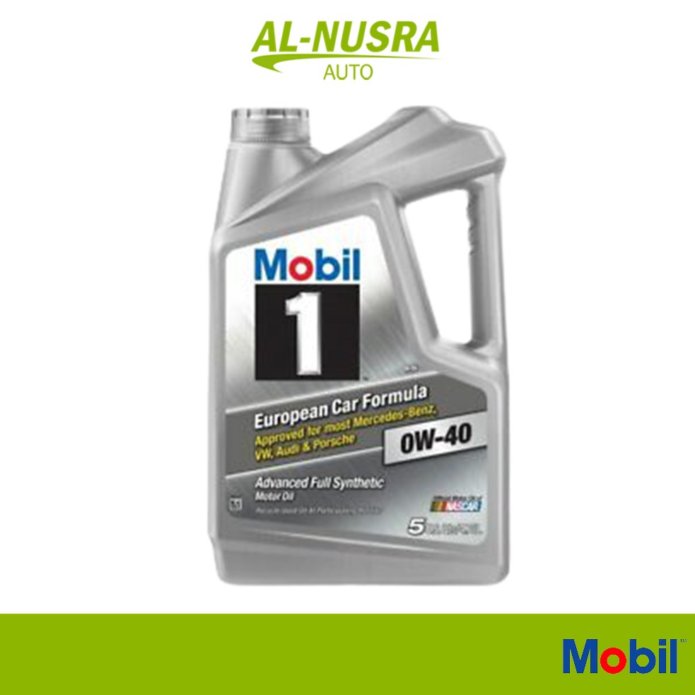 MOBIL 1 0W40 ENGINE OIL 4L & 4.73L MINYAK HITAM FULLY SYNTHETIC 0W-40 ...