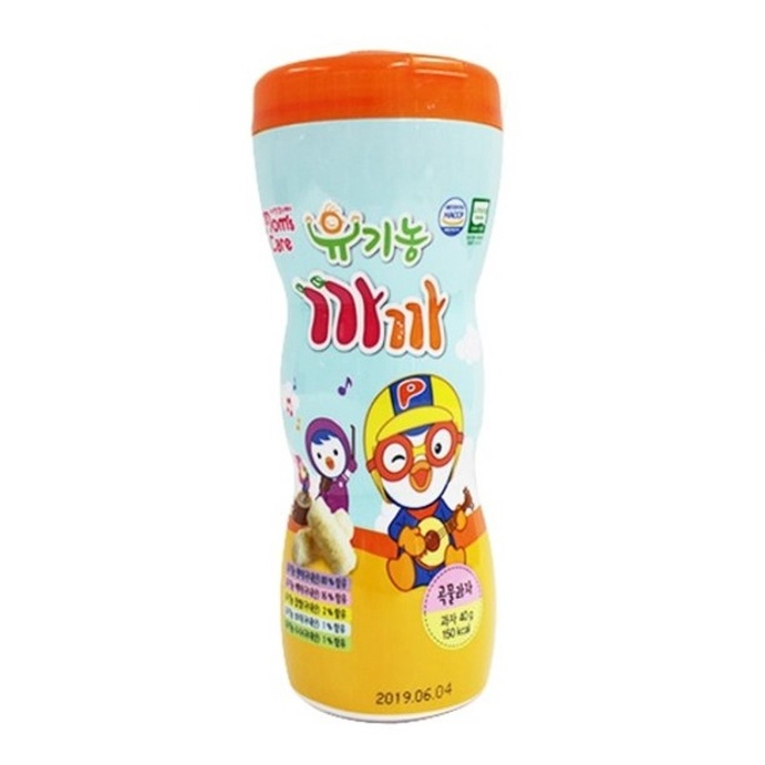 [Korean Baby Snacks] Pororo Organic Rice Snack Rice Stick Series ...
