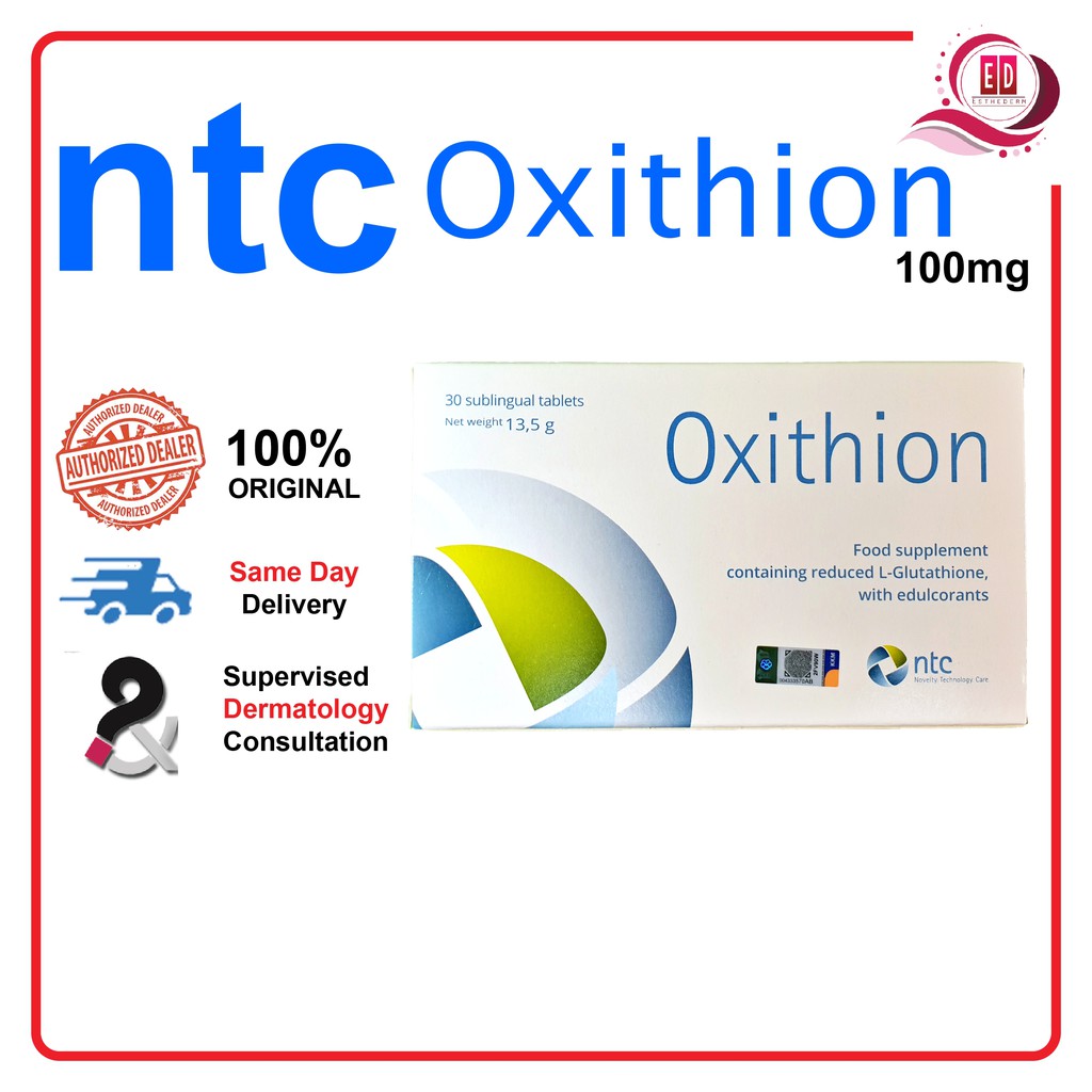 Oxithion Whitening Supplements 100mg Exp 02/2022 | Shopee Malaysia