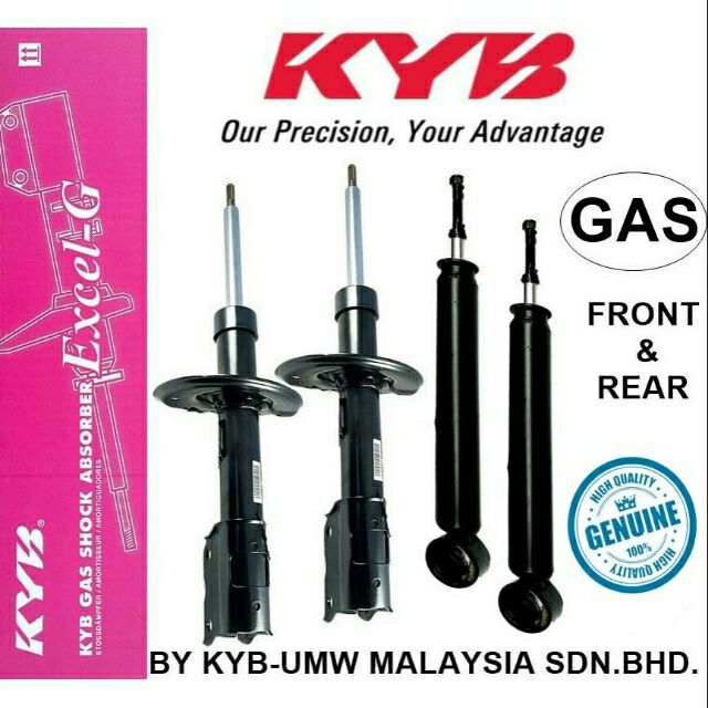 EL KYB TOYOTA VIOS NCP42 ( 2003-2006 ) SHOCK ABSORBER FRONT AND REAR 1SET=4PCS ORIGINAL KAYABA ...