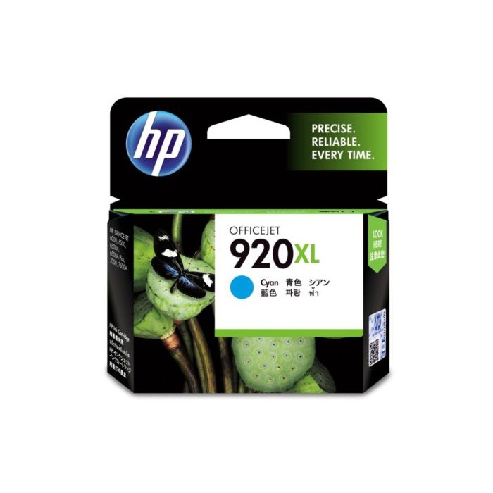 HP 920XL CYAN Original Ink Cartridge ( HP Officejet 6000, 6500, 6500A ...