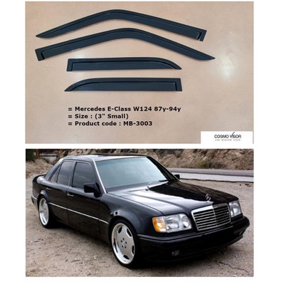 Mercedes E-Class W124 87-94y ( 3" Small ) Door Visor | Shopee Malaysia