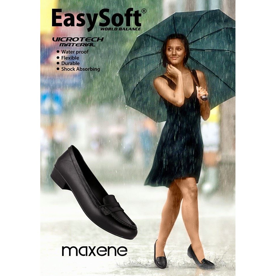 EasySoft Shoes " Maxene " for Ladies and Teens in black color | Shopee ...