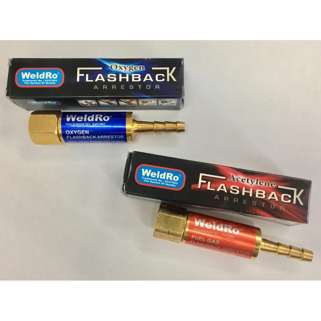 Weldro 588 ACETYLENE(DA)/OXYGEN Flashback Arrestor for Torch | Shopee ...