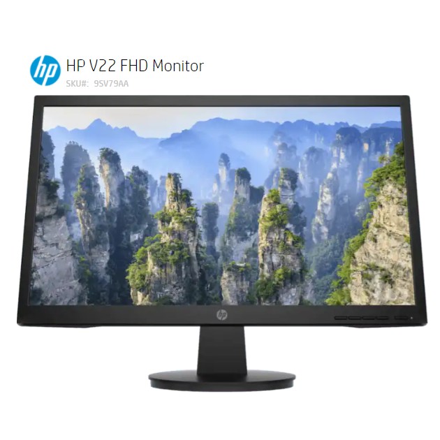 HP V22 FHD MONITOR (21.5"/VGA OR HDMI PORT) | Shopee Malaysia