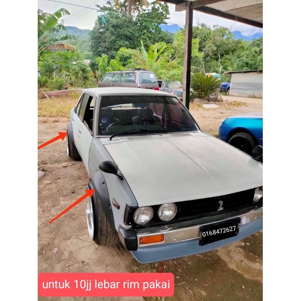 toyota Ke30/ ke70 fender cover rim 10jj size - (4pcs set) | Shopee Malaysia