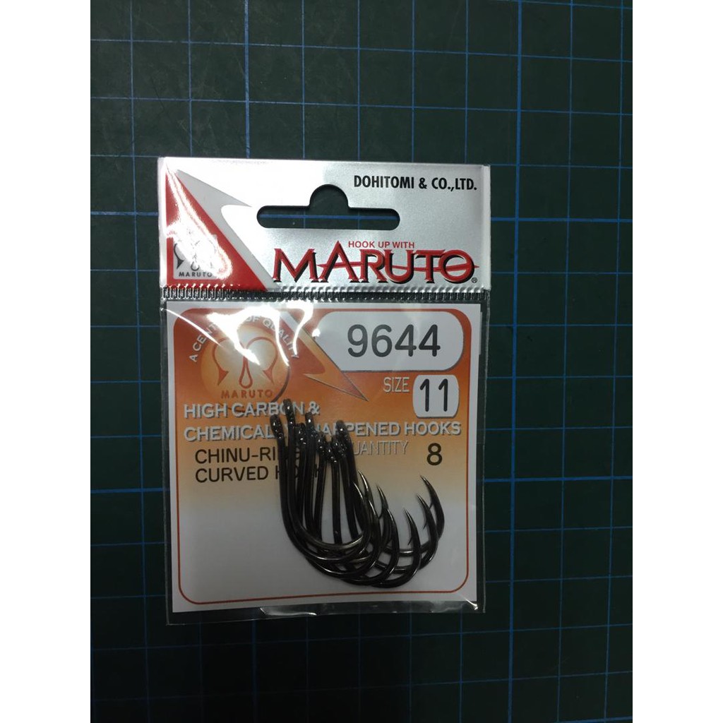 MARUTO CHINU-RING CURVED HOOK 9644 FISHING HOOK MADE IN JAPAN | Shopee ...