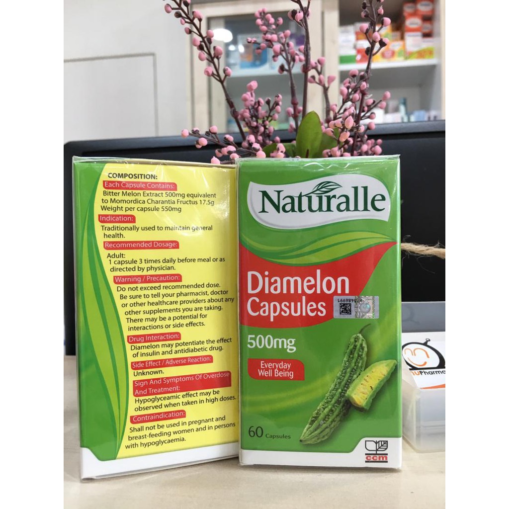Naturalle Diamelon 500mg Capsules 60s | Shopee Malaysia