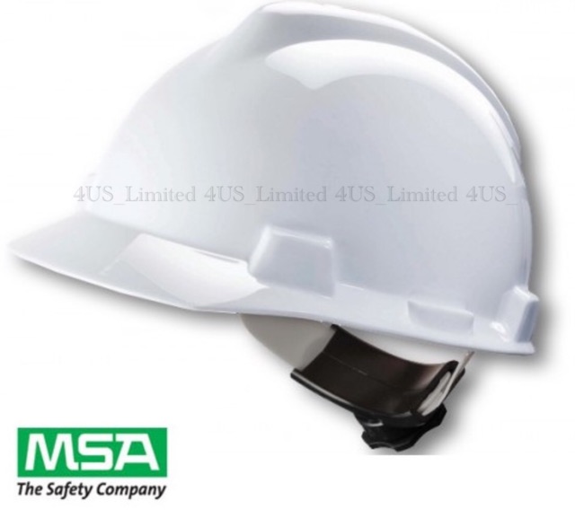 MSA V-Gard Safety Helmet White With Chinstrap | SIRIM & DOSH | JKKP ...