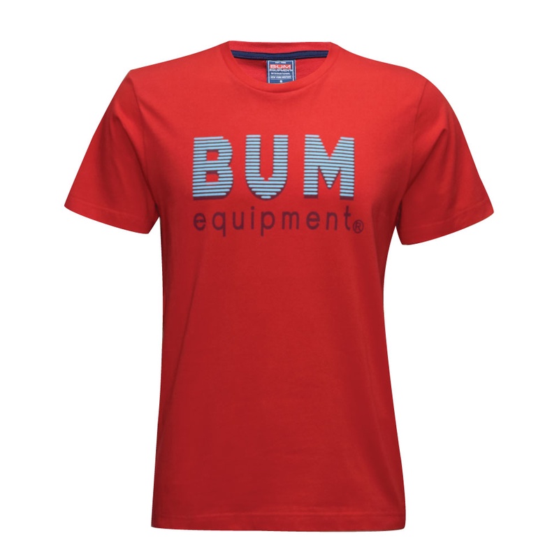 BUM Equipment Men's Round Neck Tee (MD RED) | Shopee Malaysia