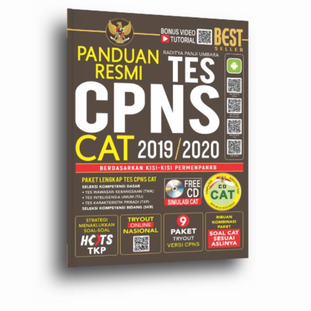 Cpns Book Official Guide Cpns Cat Test 2019 / 2020 (plus Cd) | Shopee ...
