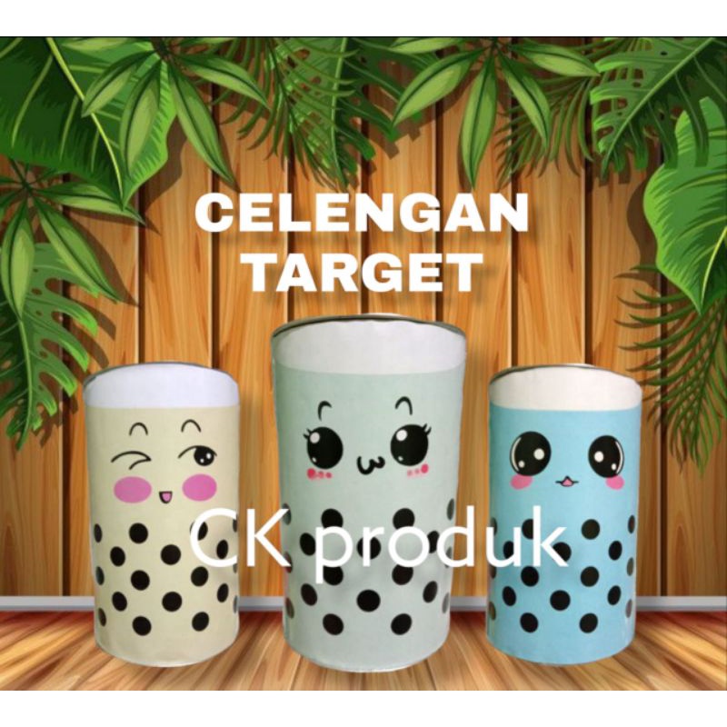 (Boba) Boba target Piggy Bank / viral target piggy bank open and close ...